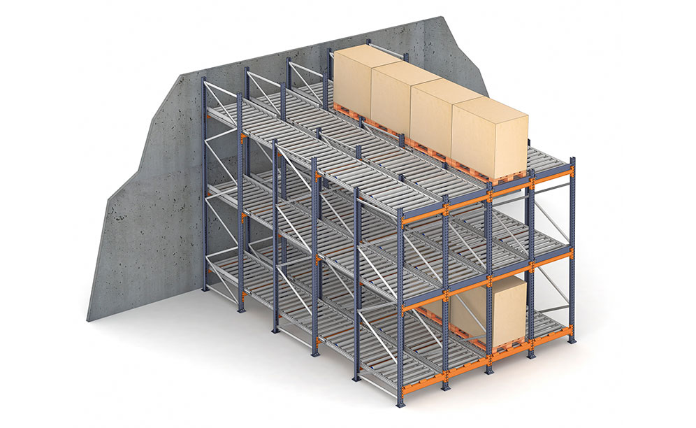 Caso práctico de racks push-back con rodillos del depósito de Dinolar ...