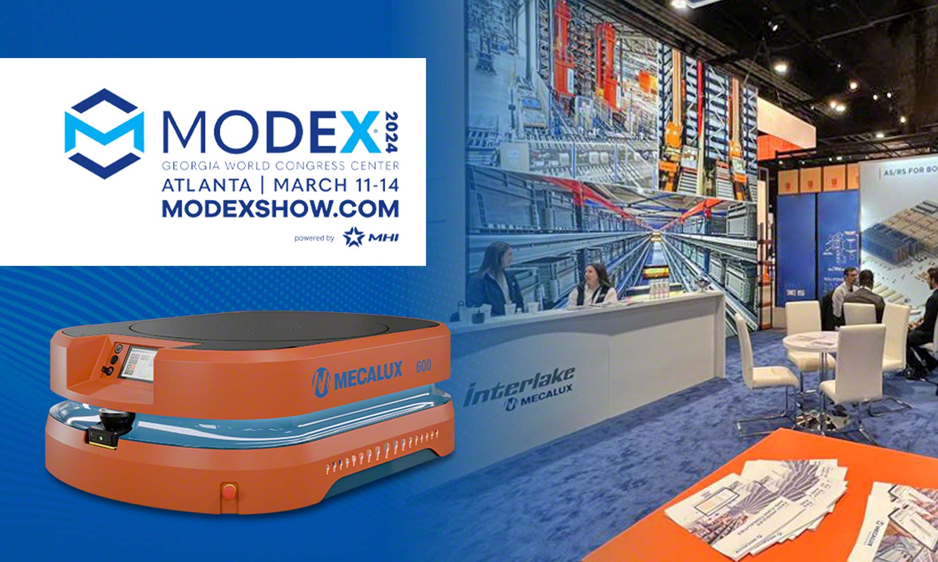 Interlake Mecalux en Modex 2024 (Atlanta) - Mecalux.com.uy